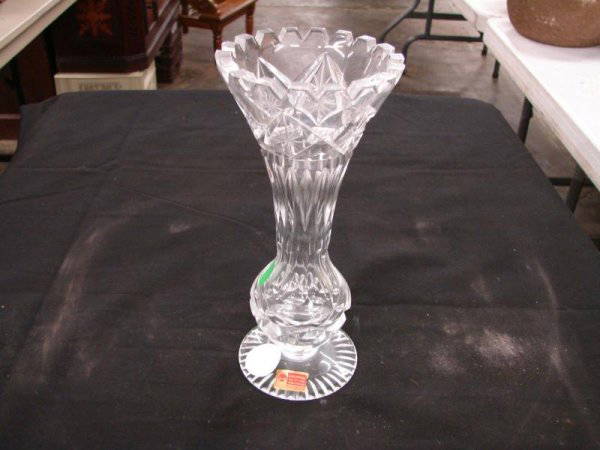 Cut Lead Crystal Vase