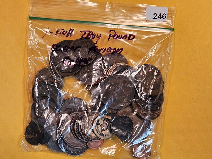 One Pound Of Old World Copper Coins