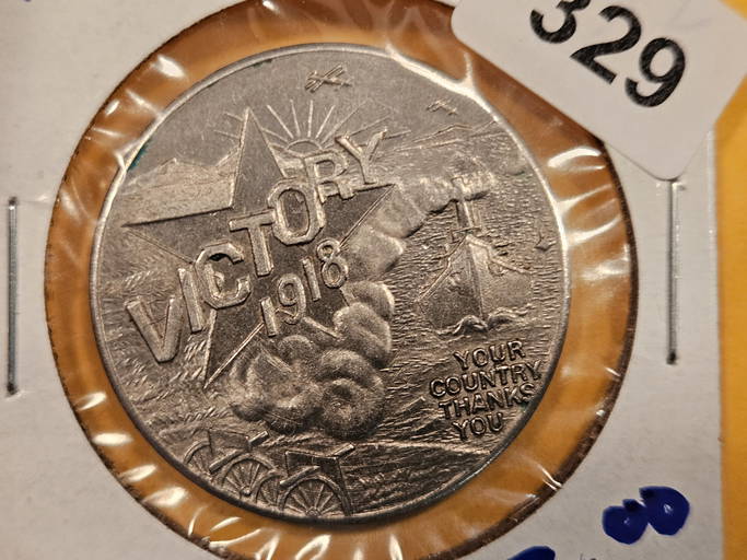 1918 World War I Victory Token