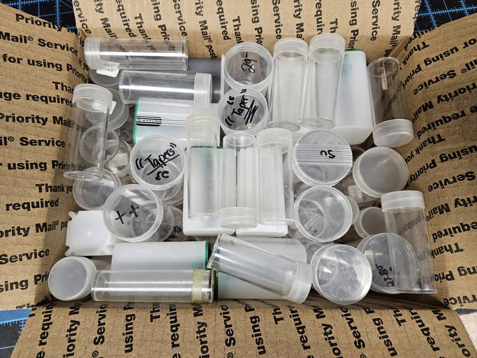 Big Box Of Empty Coin Tubes