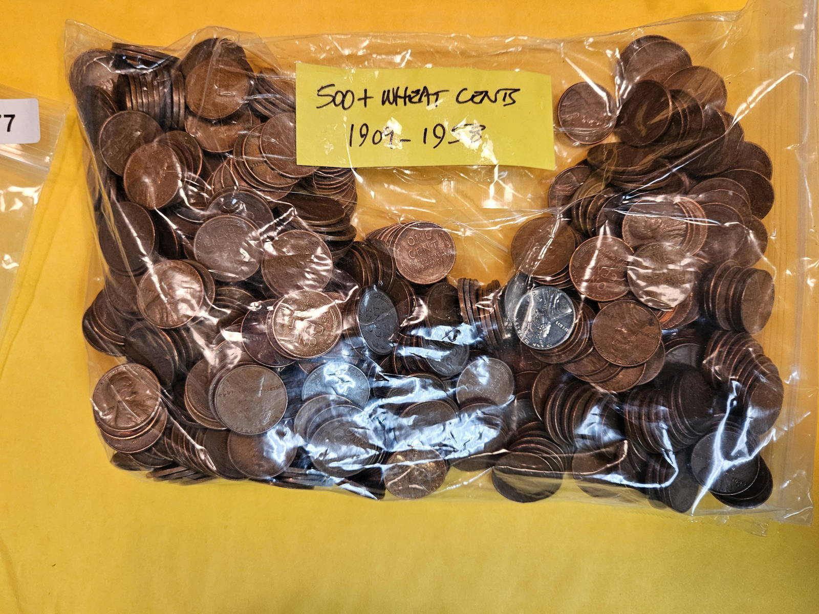Five Hundred Wheat Cents Auction