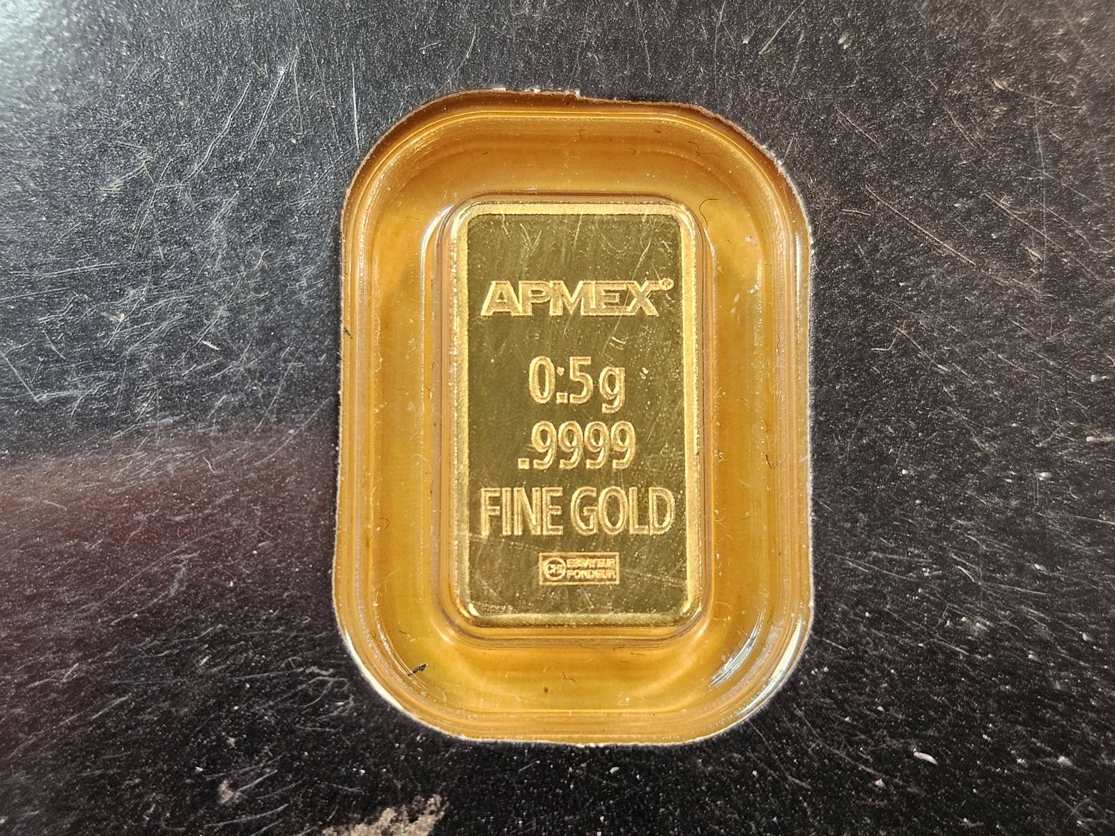 Gold! Apmex 0.5 Gram Gold Bar .9999 Fine Gold - Nov 06, 2024 | Coinhunters In Il
