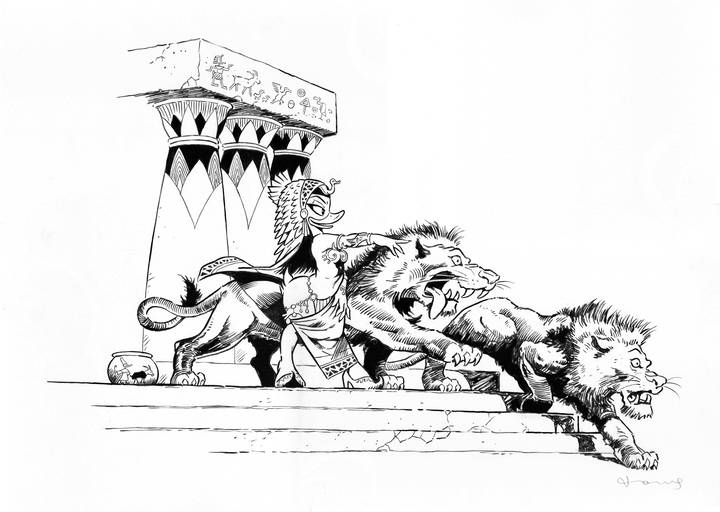 Tony Fernandez Daisy Duck Inspired By Frank Frazetta | Hand Signed By ...