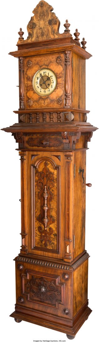 43296: Symphonion Musical Hall Clock 13 5/8" Disc. {p}{