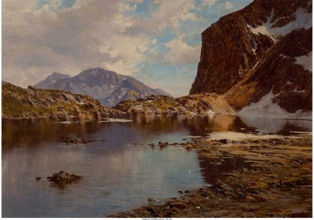 Charles Alexandre Bertier (French, 1860-1924) Lac de