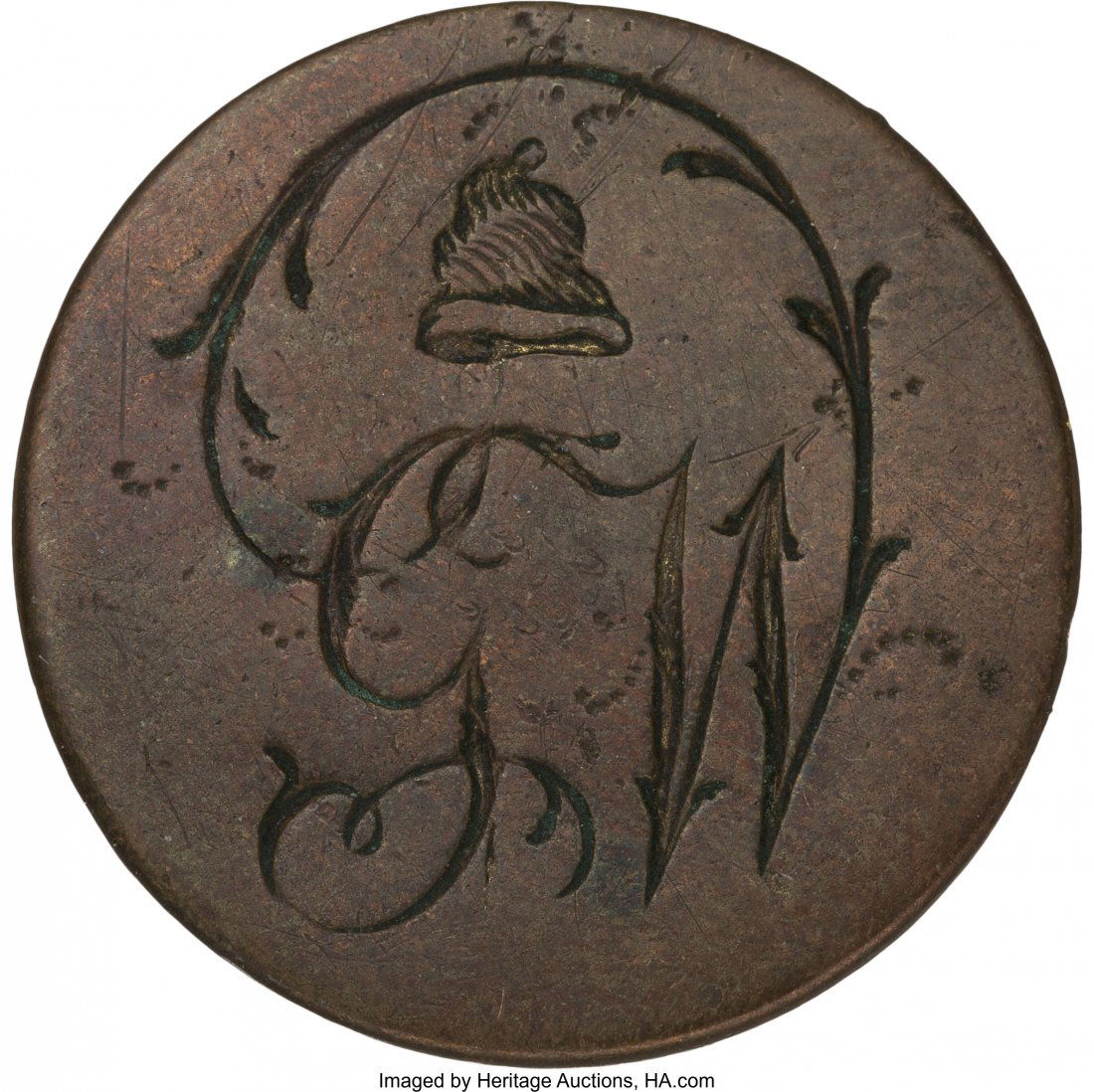 Albert Berry 2-Handled Hammered Copper Vase