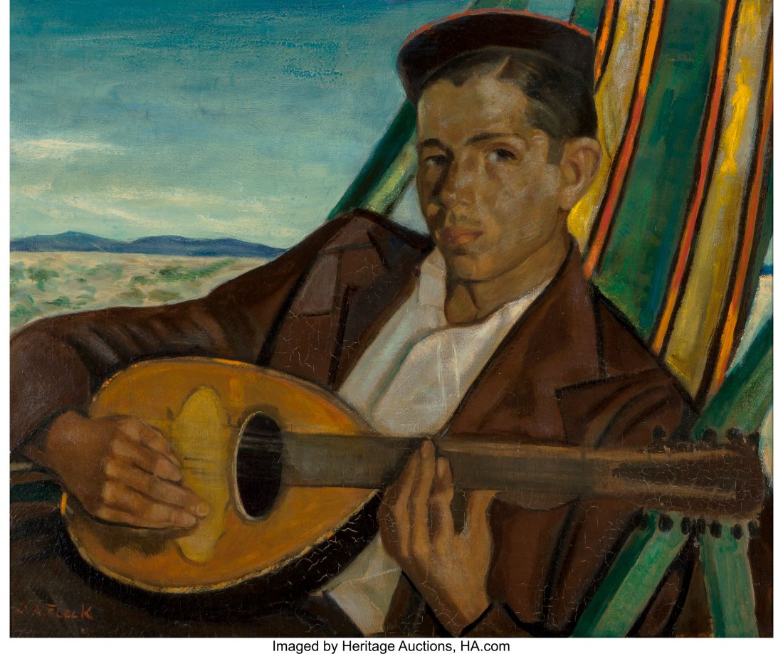 69003: Joseph Amadeus Fleck (American, 1892-1977) Music