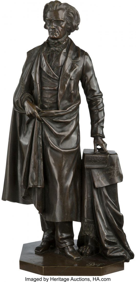 43029: John C. Calhoun: Standing Bronze Statue by Boyer