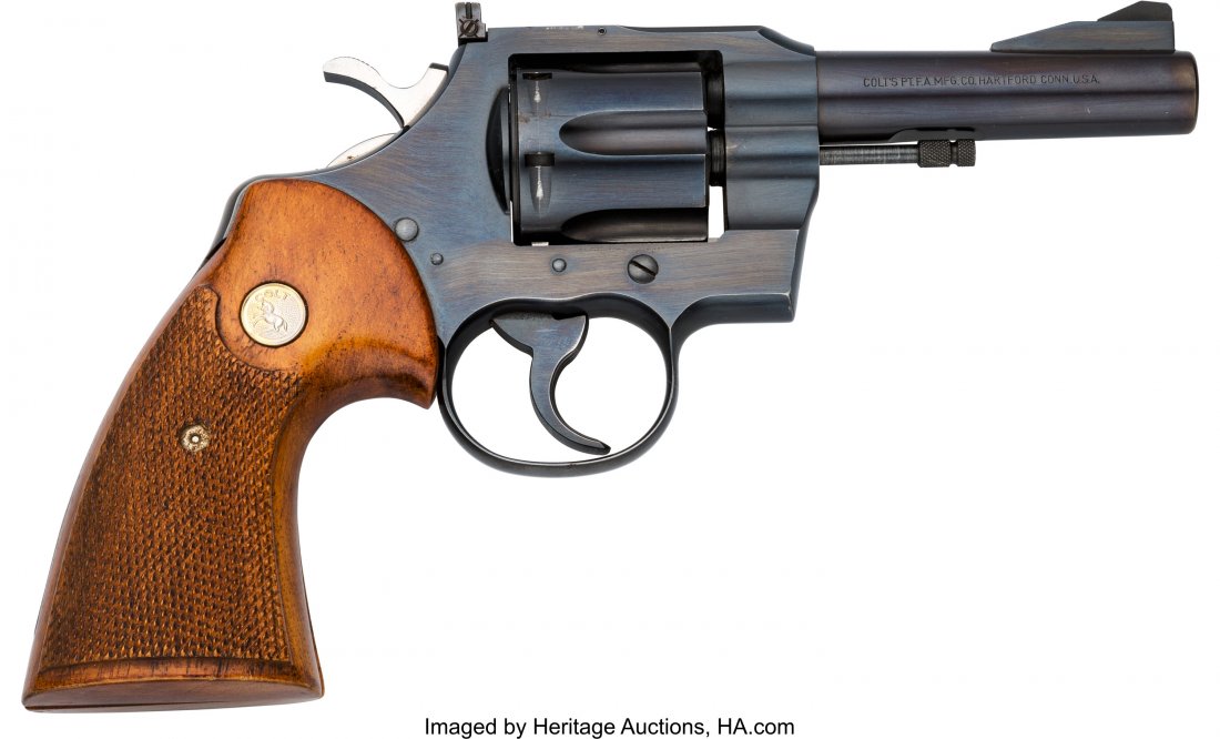 40126: Colt Trooper Model Double Action Revolver. Seri
