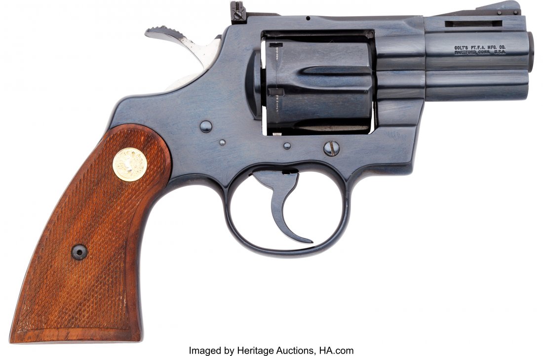40145: Colt Python Model Double Action Revolver. Seria