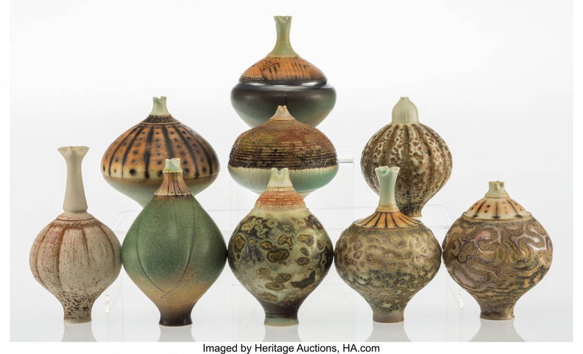 Geoffrey Swindell (british, B. 1945) Nine Pod Va