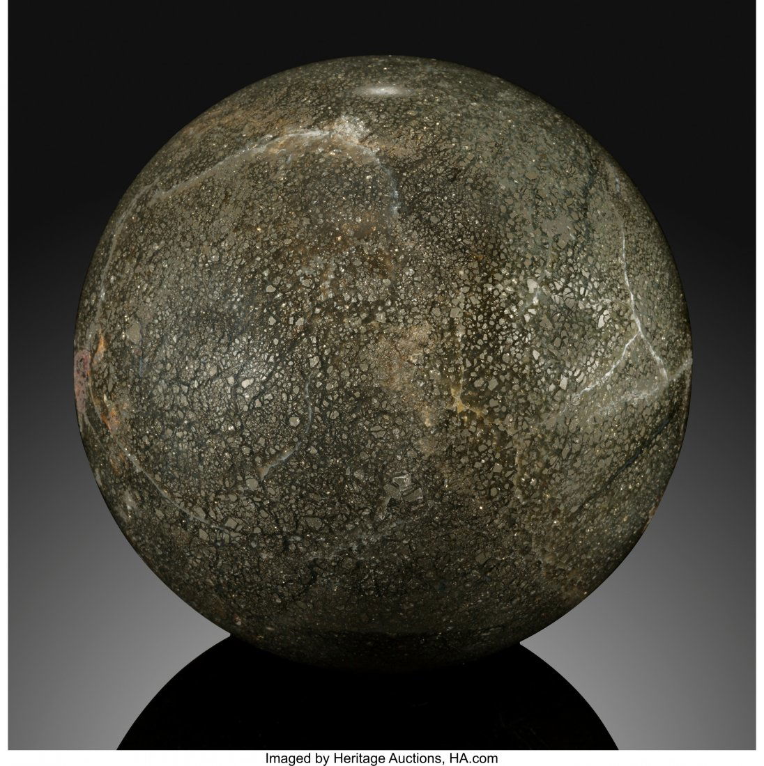 72050: Nipomo Marcasite Sphere Stone Source: Nipomo, Sa