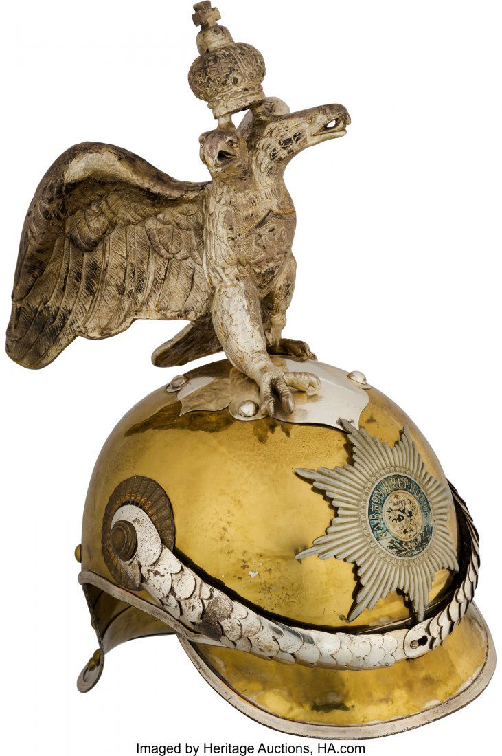 Imperial Russian Chevalier Guard Enlisted Helmet