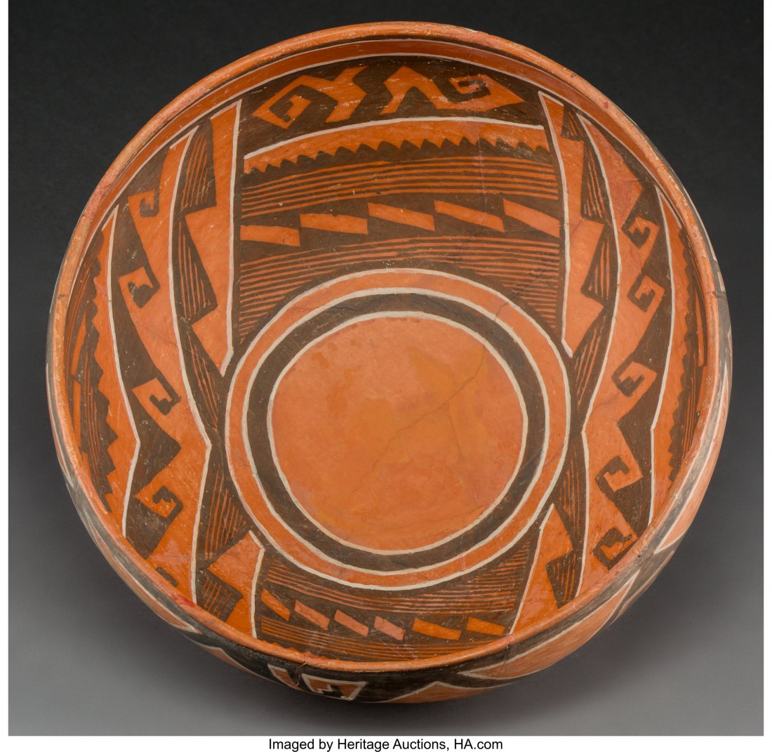 A Cedar Creek Polychrome Bowl c. 1300 - 1375 AD - Jun 26, 2018 ...