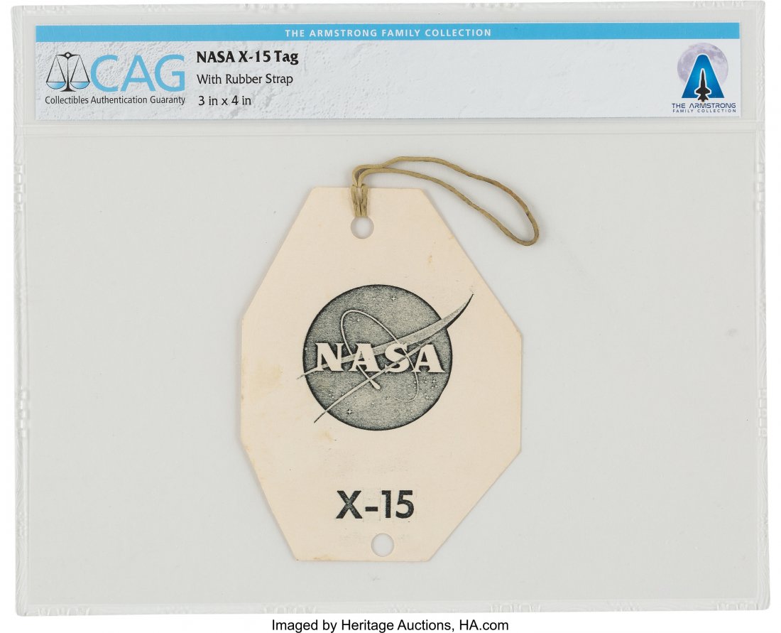 52118: X-15: NASA Logo Tag Directly From The Armstrong