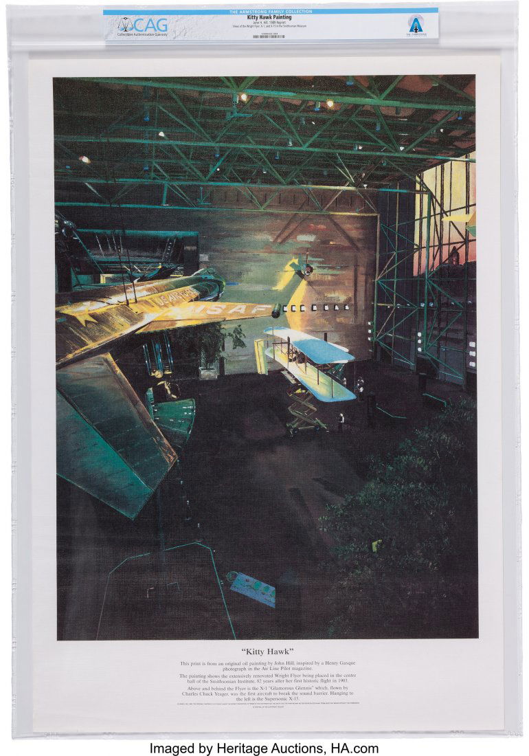 52091: Wright Flyer: Kitty Hawk Painting Print Directly