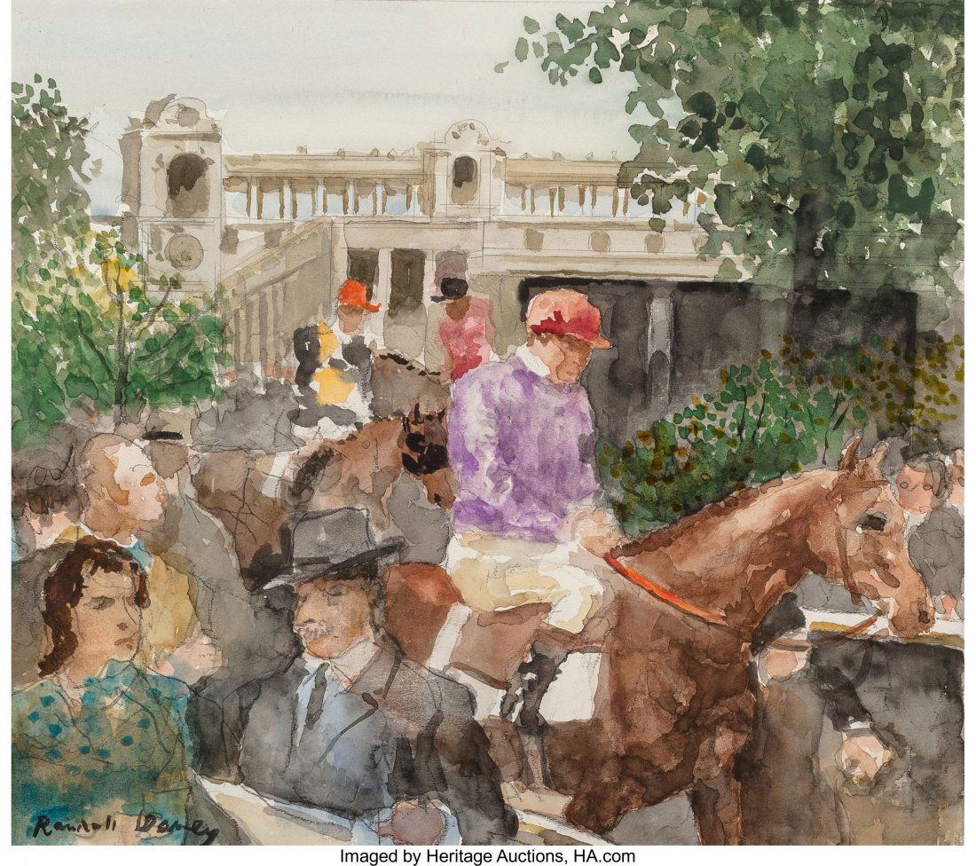 Randall Davey (American, 1887-1964) Jockey and