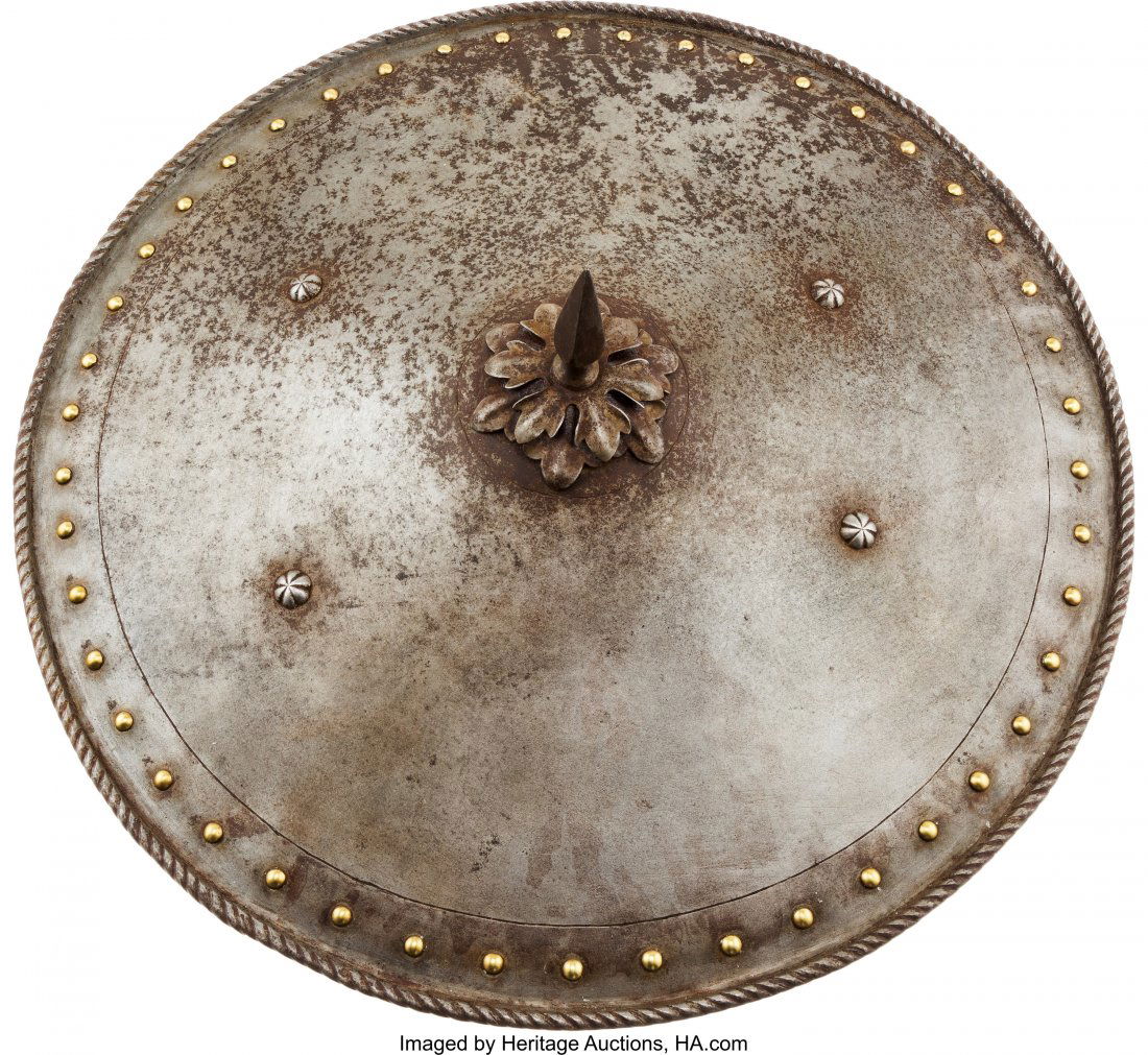 40001: 17th Century European Spiked Shield. The shield - Dec 09, 2018 ...