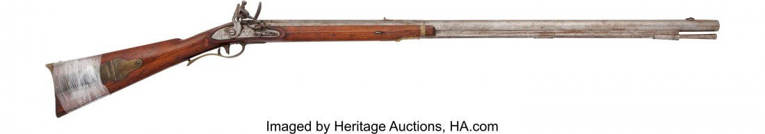 Harpers Ferry 1818 Half Stock Flintlock Rifle.