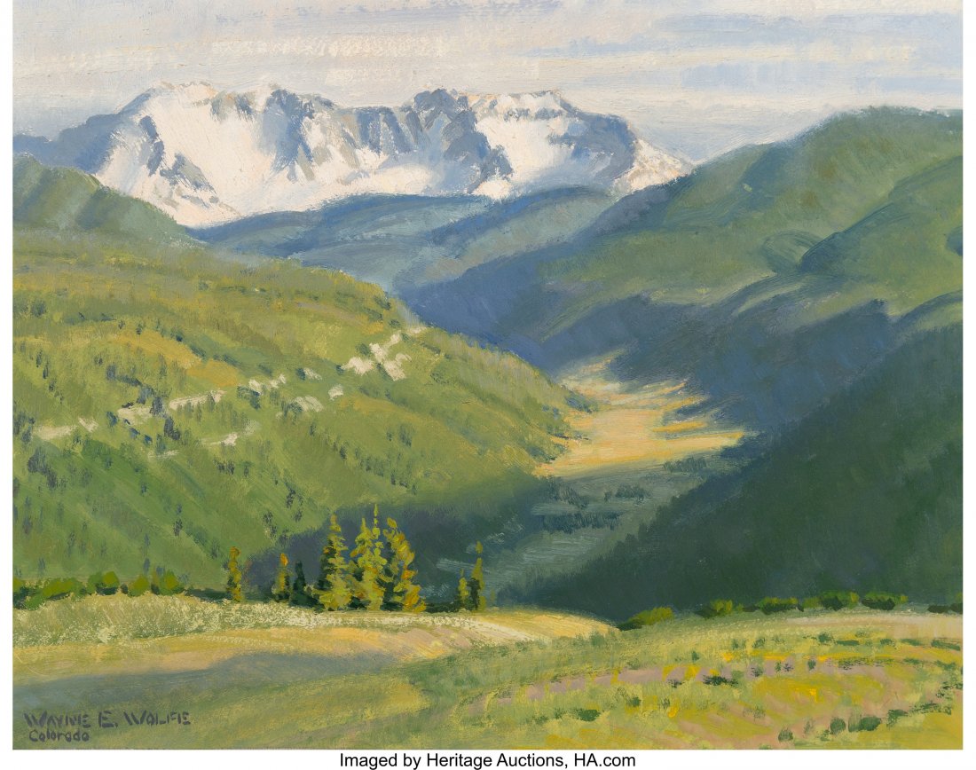 Wayne Wolfe (american, B. 1945) Sheep Mountain O