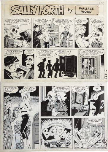 Wally Wood Sally Forth Comic Strip #s89