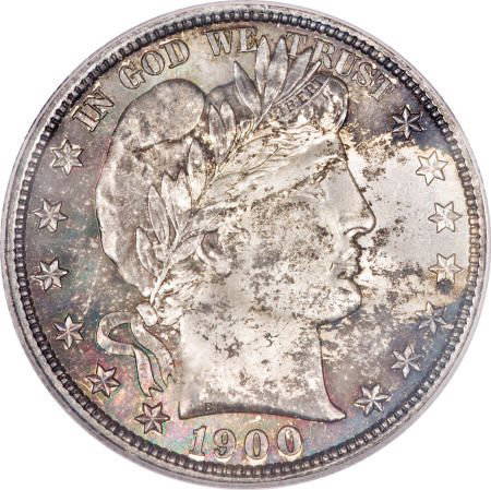 1900 50c Ms65 Pcgs.