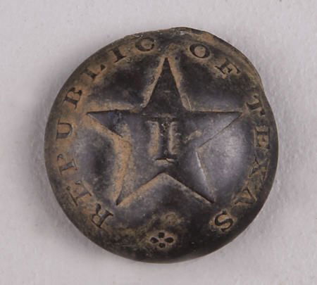 78744: Texas Republic of Texas Infantry Button ca