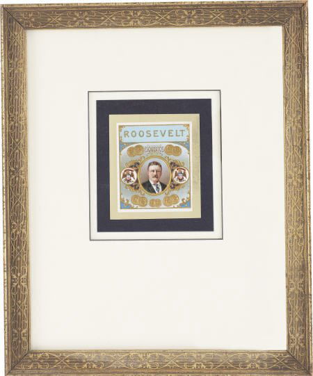 Theodore Roosevelt: Portrait Cigar Box Label