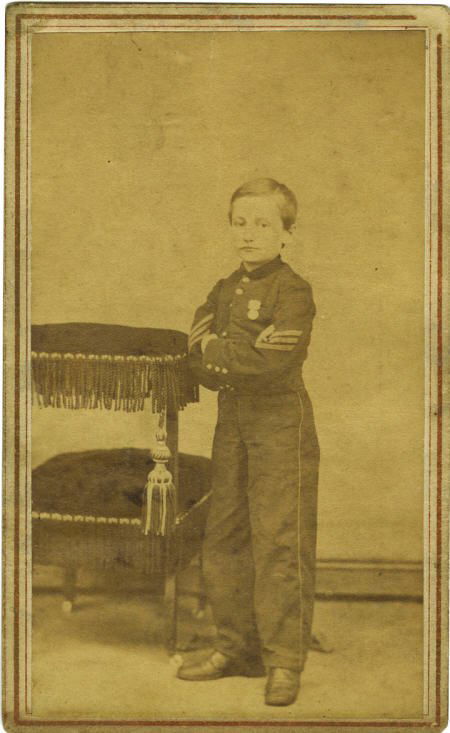 Johnny Clem "the Little Drummer Boy" Cdv