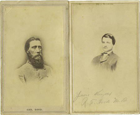 General John Bell Hood, Csa, & R.f. Hood Cdvs