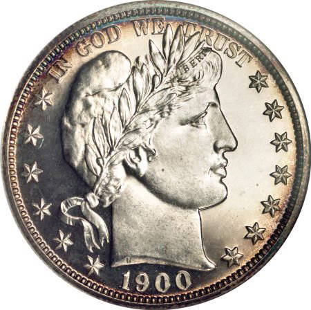 1900 50c Pr66 Cameo Ngc.