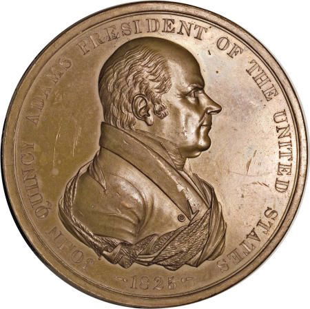 John Quincy Adams Peace Medal, Julian IP-11, - Sep 17, 2008 | Heritage ...