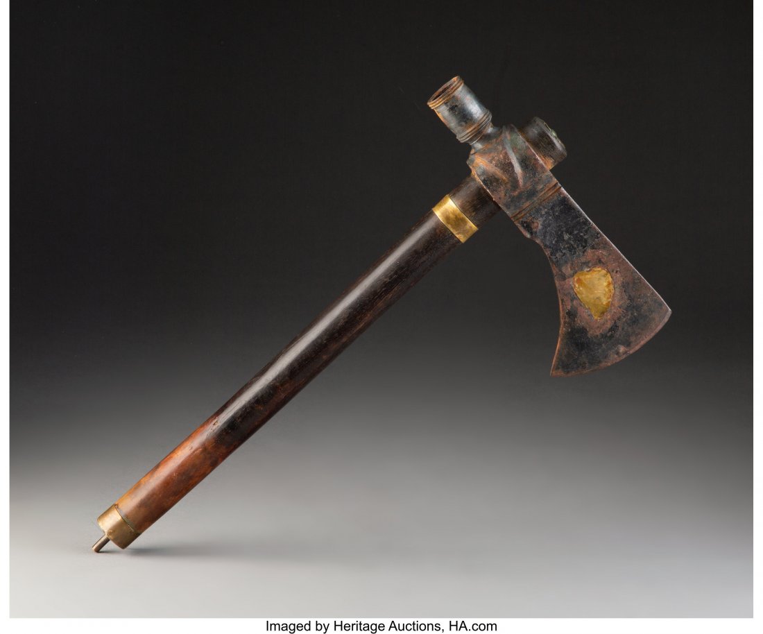 70448: A Eastern Woodlands Pipe Tomahawk c. 1800 wood - May 29, 2020 ...