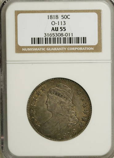 1818 50c Au55 Ngc. O 111. Ngc Misattributed As