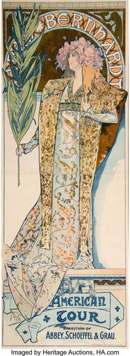 Alphonse Mucha (czech, 1860 1939) Sarah Bernhard