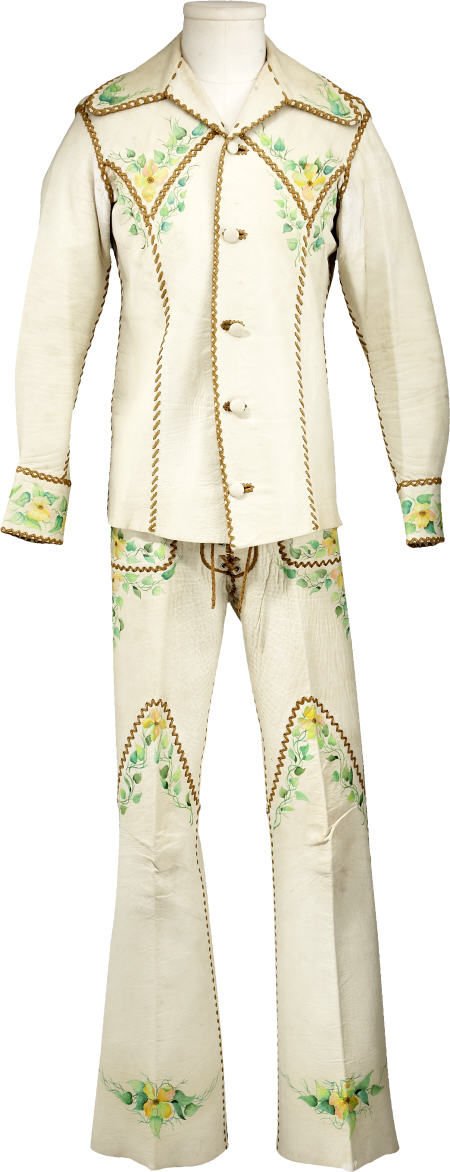 50351: Elvis Presley's Two-Piece Custom Leather Suit.