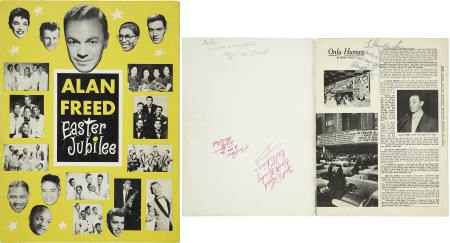 51107: Alan Freed Signed Program Book. - Oct 05, 2008 | Heritage ...
