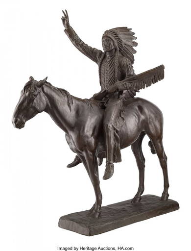 68042: Cyrus Edwin Dallin (American, 1861-1944) Chief W - Jul 01, 2020 ...
