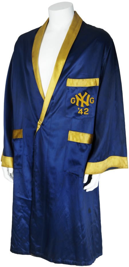 1942 Sugar Ray Robinson Fight Worn Robe.