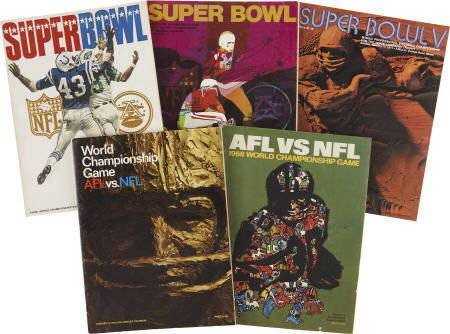 1967 2005 Super Bowl Program Complete Run.