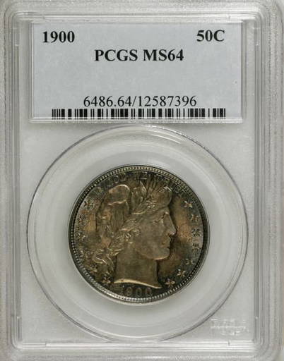 1900 50c Ms64 Pcgs.