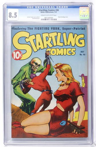 Startling Comics #46 (1947) Cgc 8.5 Cream To O/w