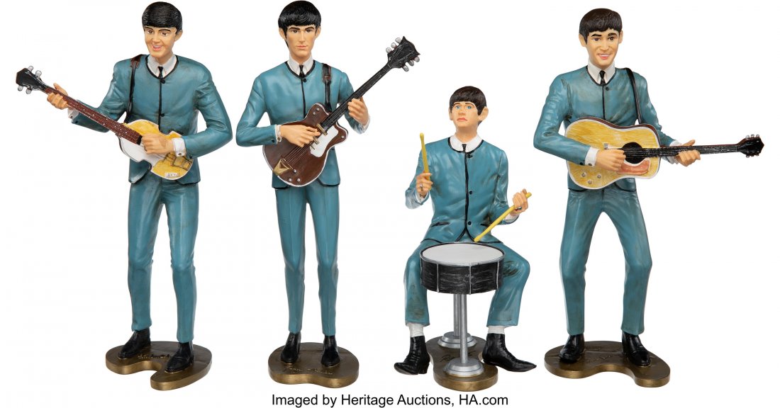 The Beatles Set of Four Figurines Fashioned Afte - Aug 09, 2020 ...