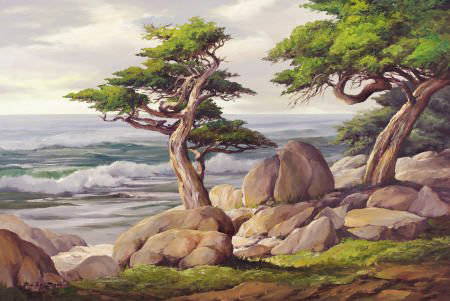 Béla Bodó (american, B. 1936) Pescadero Point Cy