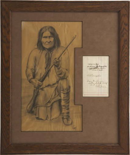 Apache Chief Geronimo, Chief Christian Naiche, A