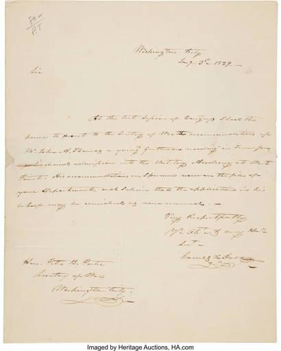 James K. Polk Autograph Letter Signed "james K.
