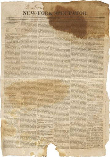 [the Federalist] The New York Spectator. Four Pa