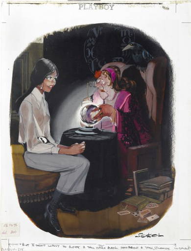Erich Sokol (american B. 1933) Playboy Cartoon I
