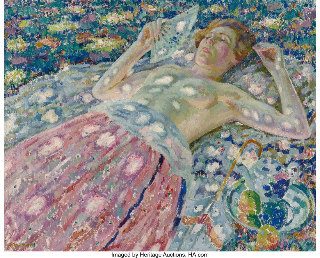 Louis Ritman (american, 1889 1963) Sunspots Oil