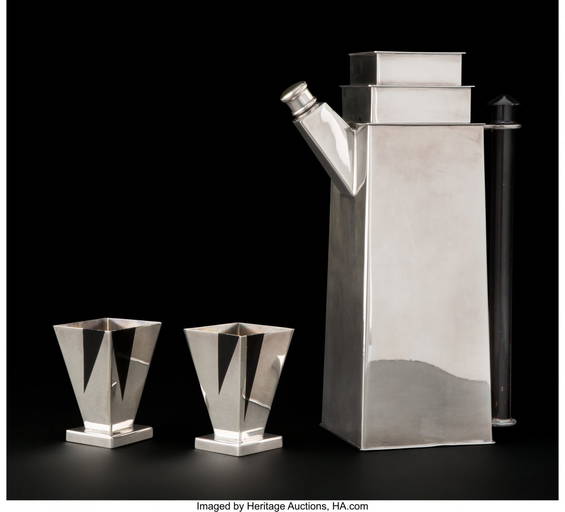 Louis W. Rice (american, 1872 1933) Rare Skyscra